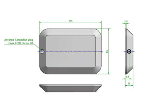 HF e-sign antenna - HERMOS