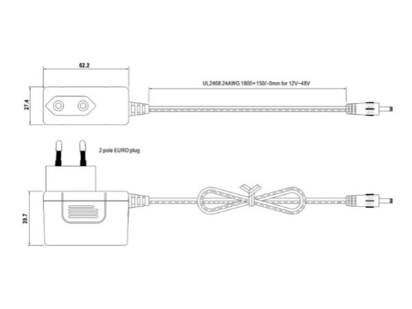 Plug power supplies 12W - HERMOS